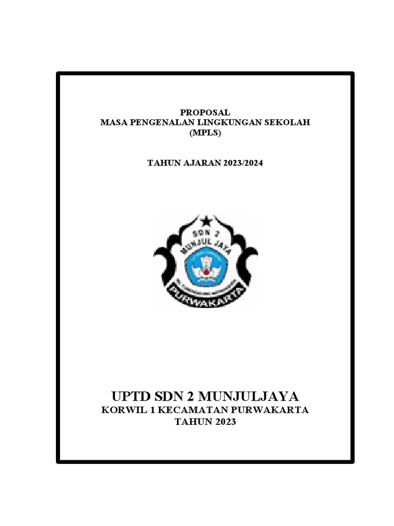 03 Proposal MPLS Tahun 2023-2024 | PDF