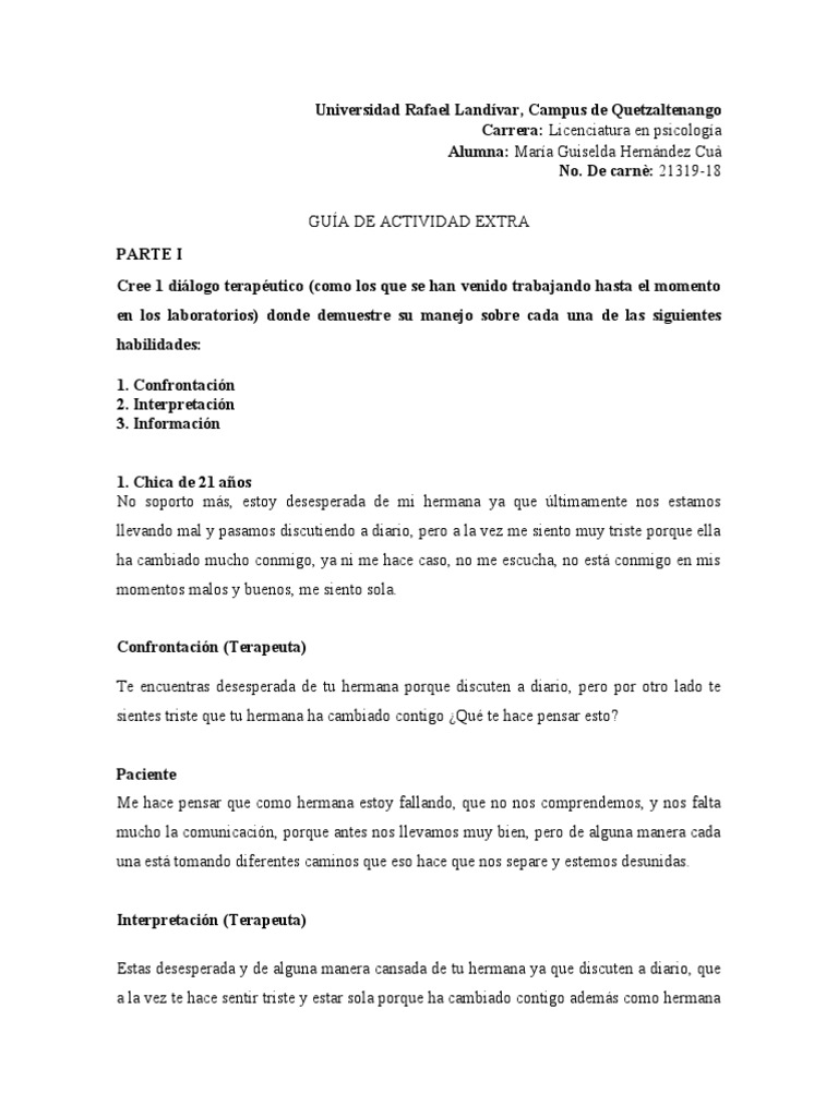 Actividad Extra | PDF | Sicología