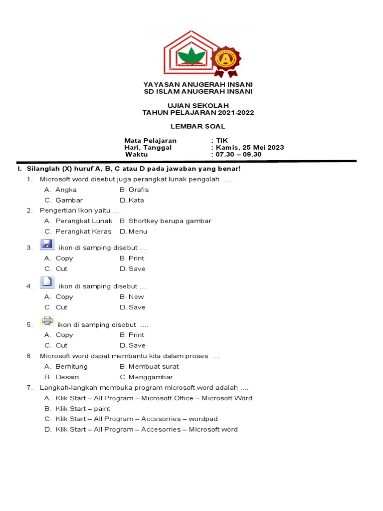 Soal Us Matematika S2 Fix | PDF