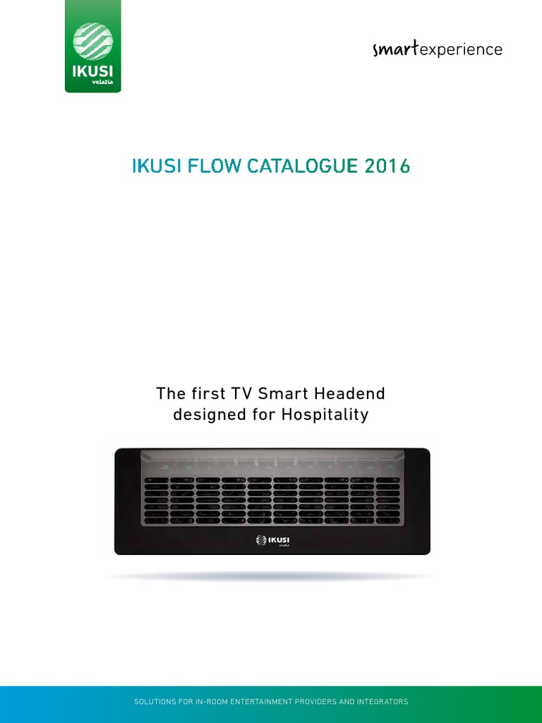 Catalogue Ikusi Flow | PDF | Wi Fi | Cable Television