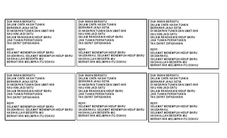 Lirik Dua Insan | PDF