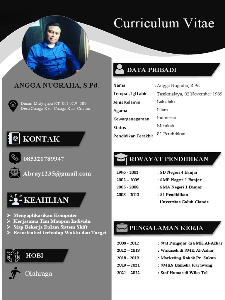 CV Angga | PDF