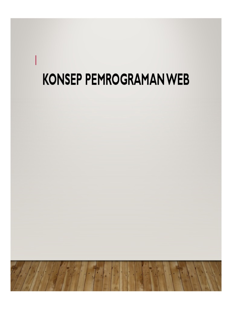 Pemrograman Web: Konsep & Praktik | PDF