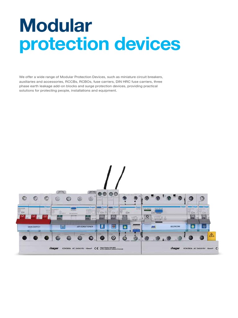 E ModularProtectionDevices | PDF | Wire | Electronics