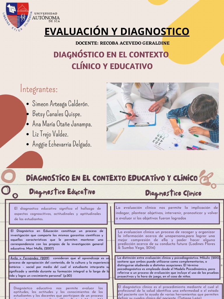 Actividad 5 Evaluación y Diagnostico - Cuadro Comparativo | PDF