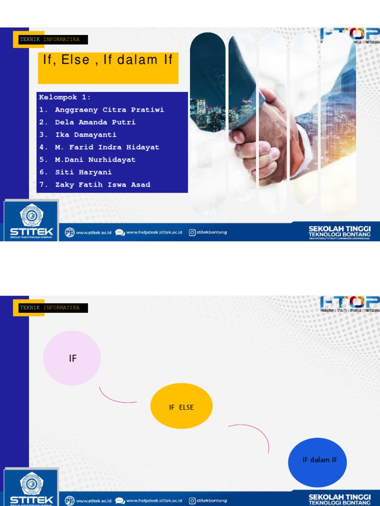Algoritma - If, Else, If Dalam If | PDF