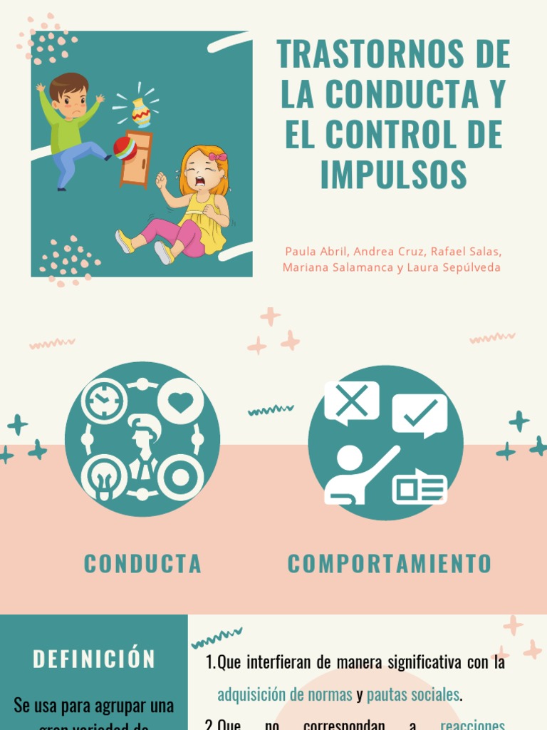 Trastornos de La Conducta y El Control de Impulsos | PDF | Desorden hiperactivo y deficit de ...