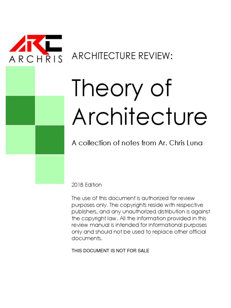 Theory of Architecture Reviewer | PDF | Color | Theory