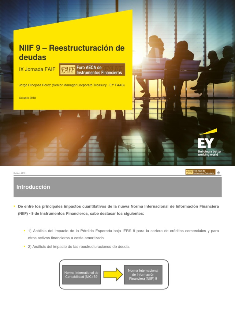 NIIF 9 Reestructuración de Deudas Oct 2018 | PDF | normas ...