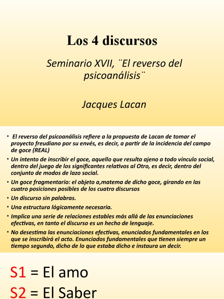 Los 4 Discursos | PDF