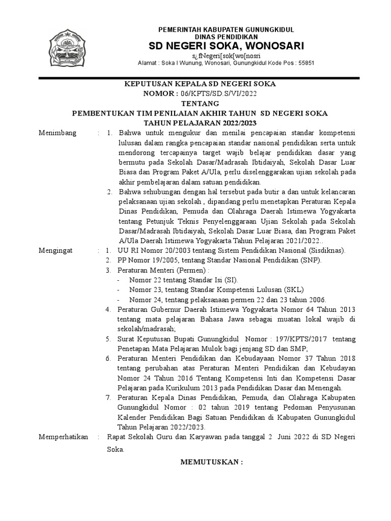 SK Tim Pat 2022 Soka | PDF