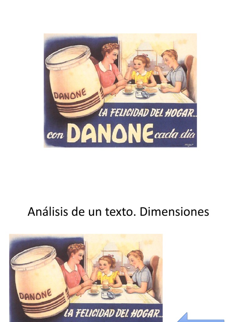 Analisis Semioìtico de Danone EJercicio | PDF