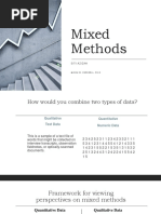 Embedded Mixed Method | PDF | Qualitative Research | Experiment