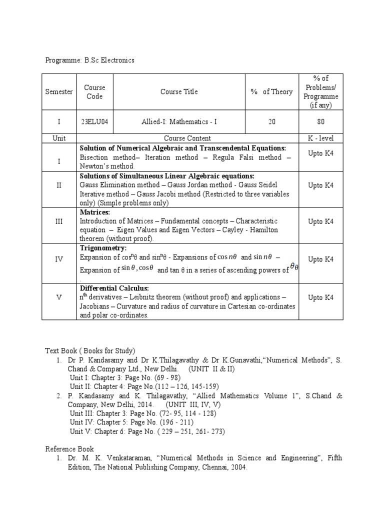 Electronics | PDF | Equations | Numerical Analysis