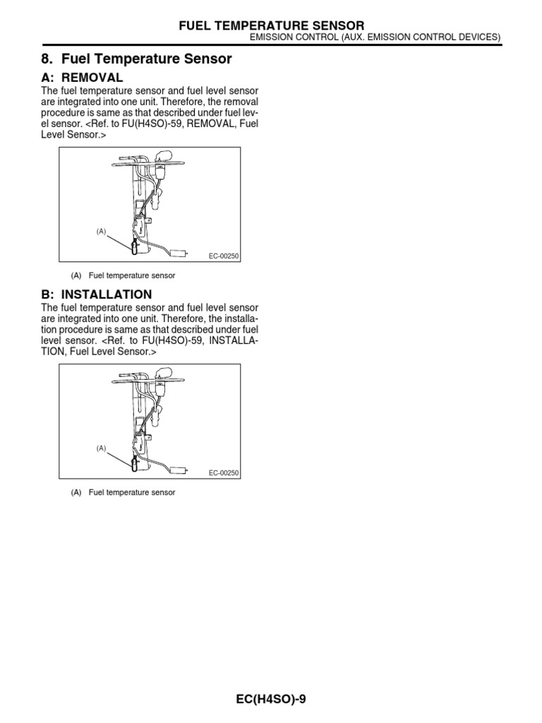 Fuel Temperature Sensor | PDF