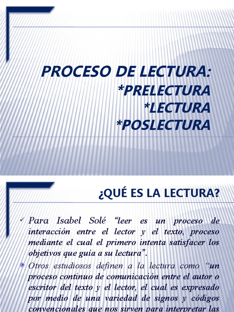 8 Procesos de La Lectura-1591593485 | PDF