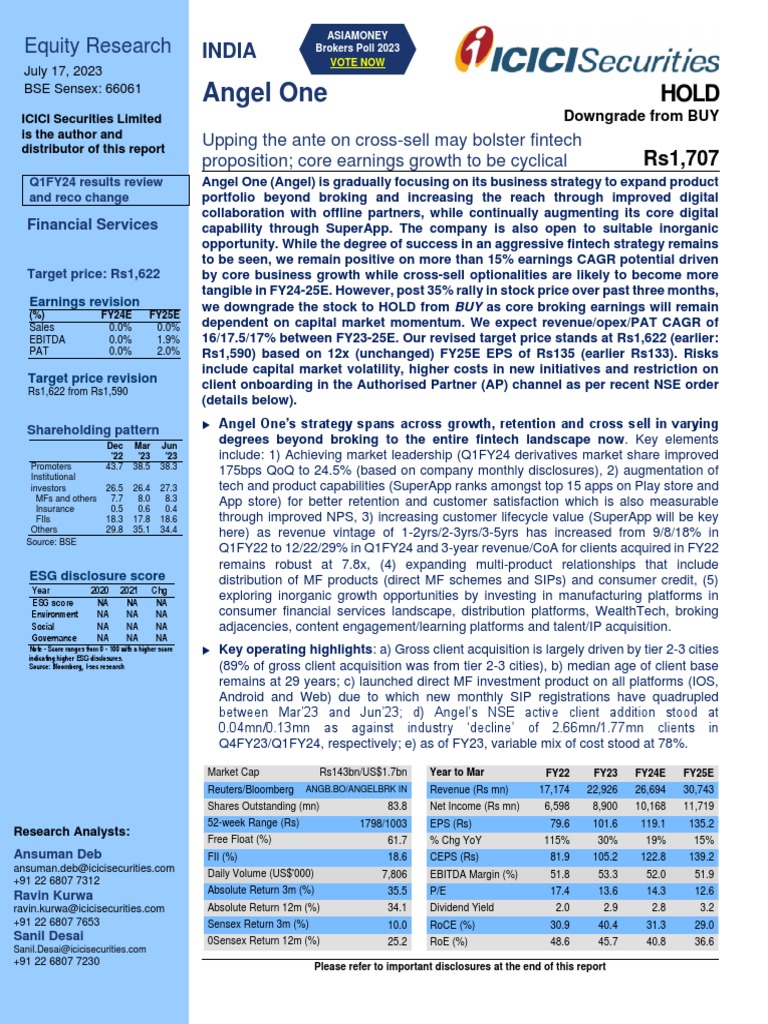 Angel One: Fintech Growth Strategy | PDF | Economies | Corporations