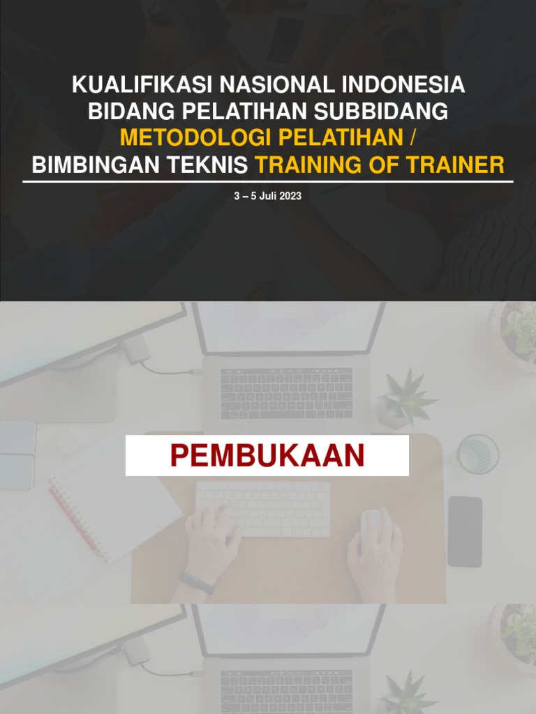 Pengantar Metodologi Pelatihan | PDF