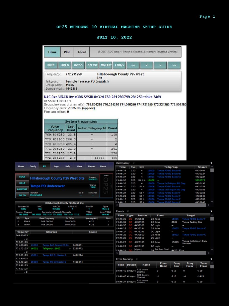 OP25 Windows 10 Virtual Machine Setup Guide July 10, 2022 | PDF | Linux Distribution ...
