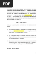 Contrato de Servicios Especializados REPSE | PDF | Secreto comercial