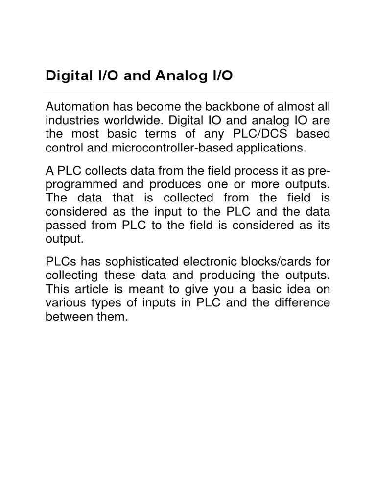 How To Realize DO and DI | PDF | Programmable Logic Controller | Actuator