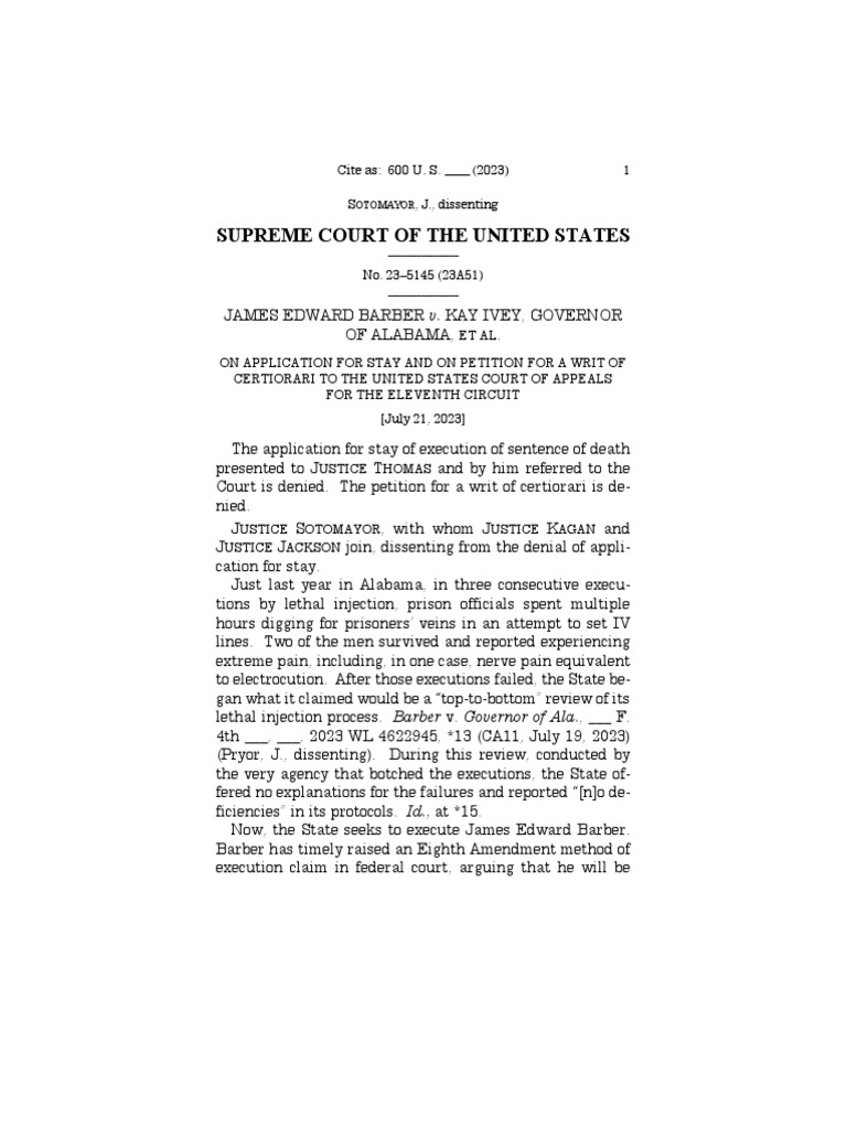 Legal Debate on Execution Methods | PDF | Eighth Amendment To The ...