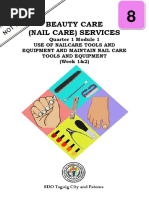 Nail Care Tools and Equipment Guide | PDF | Nail (Anatomy) | Materials