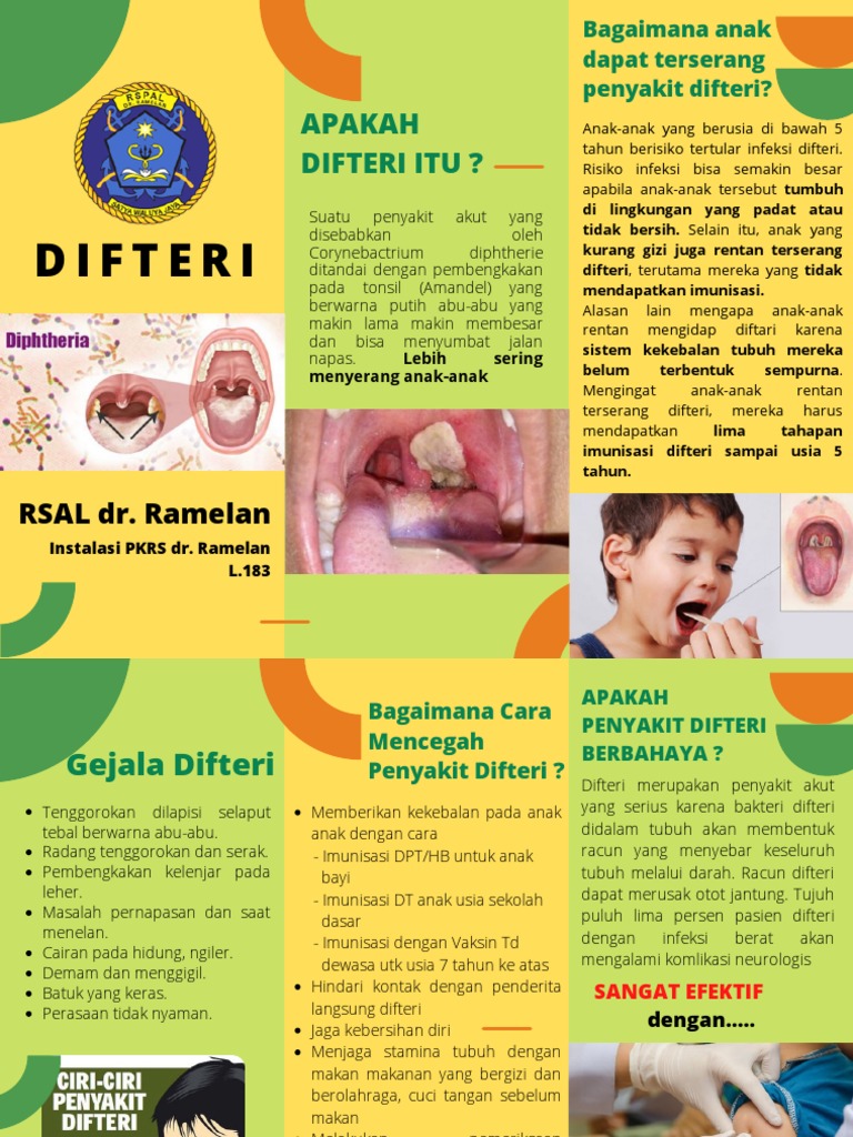 Leaflet Difteri | PDF