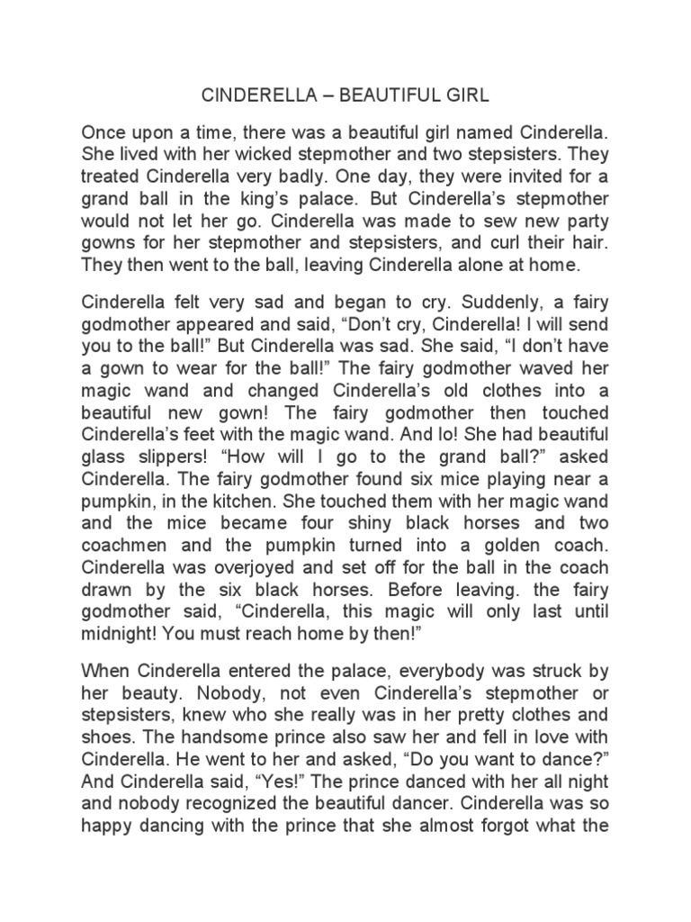 Cinderella | Download Free PDF | Cinderella