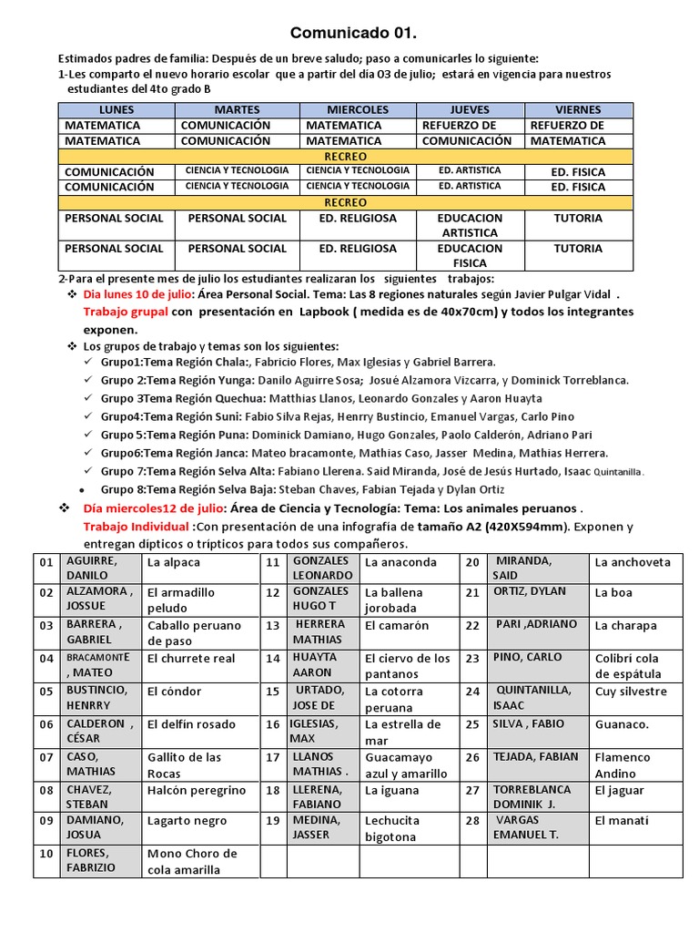 Comunicado 01 Sobre Exposiciones | PDF