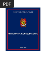Revised Primer On Personnel Decorum (2024) | PDF