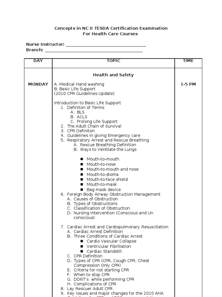 Concepts in NC II TESDA Certification Examination | Download Free PDF ...