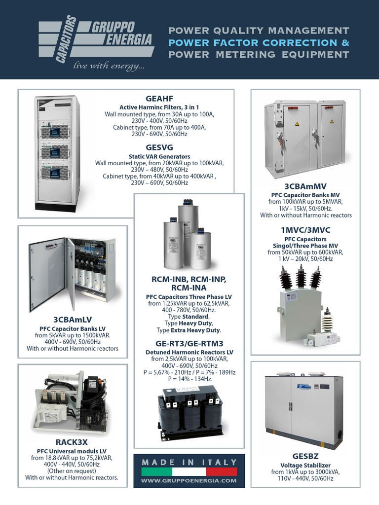 Energy Quality Componets | PDF | Mains Electricity | Electrical Equipment