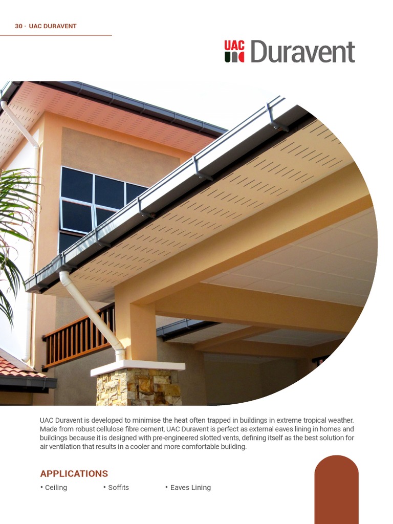UAC Duravent: Optimal Eaves Ventilation | PDF | Technology & Engineering