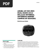 Aruba AP-535 Wi-Fi 6 Datasheet | PDF | Wi Fi | Computer Network