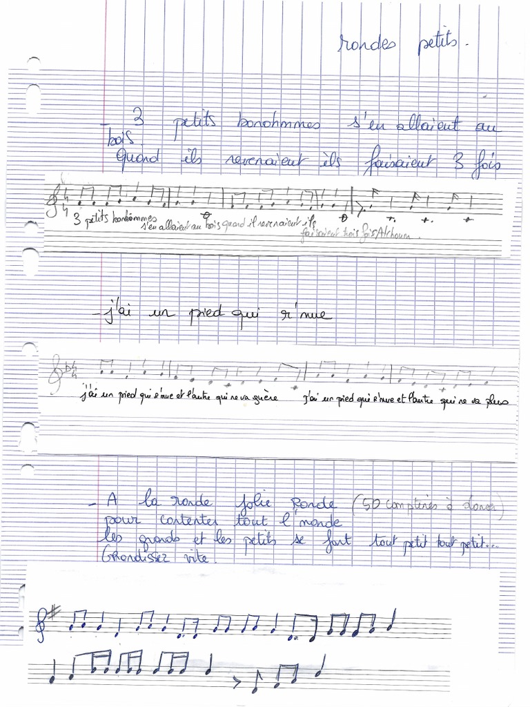 A la ronde jolie ronde 2( ronde P) | PDF