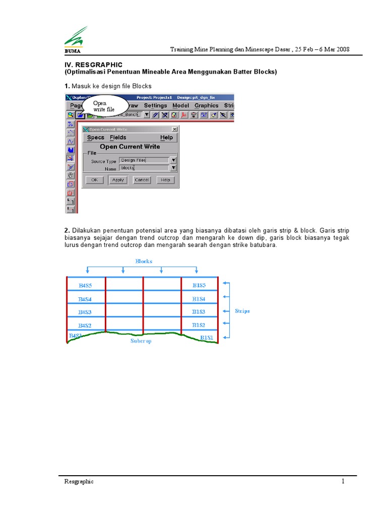 Optimalisasi Area Tambang dengan Resgraph | PDF | Sains & Matematika