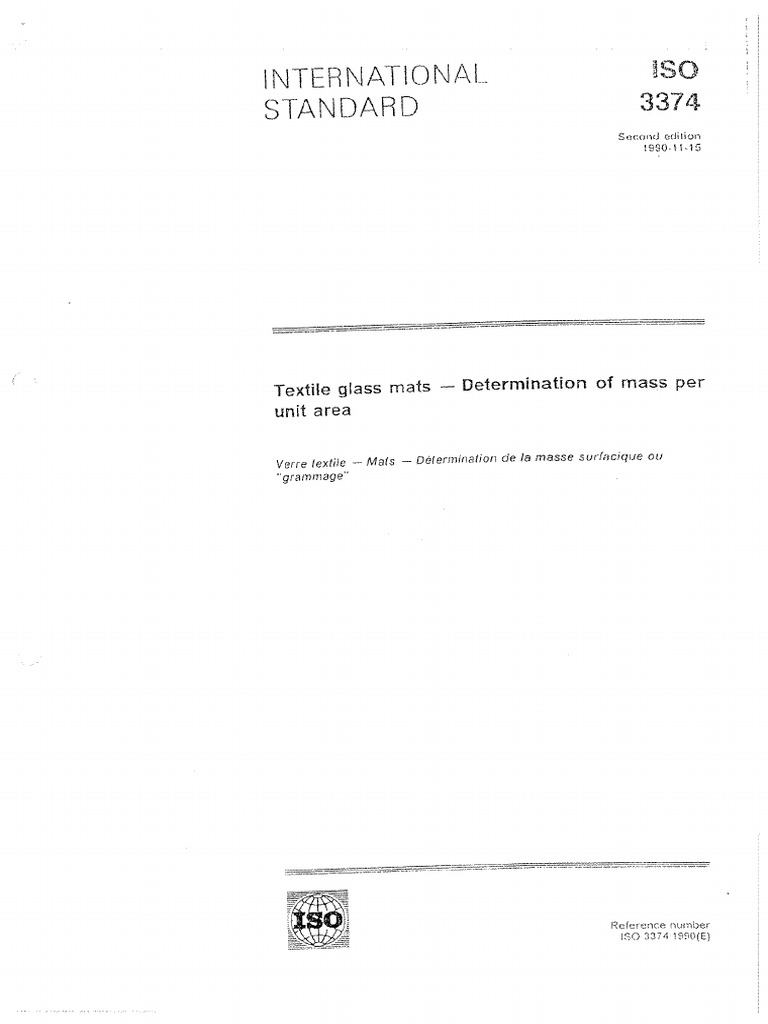 Iso 3374 (1990) | PDF