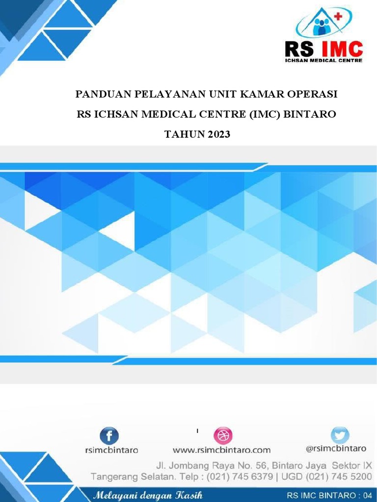 Pedoman Pelayanan Kamar Operasi 2023 Pdf