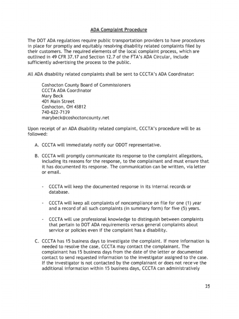 ADA-Complaint-Procedure-Form | PDF