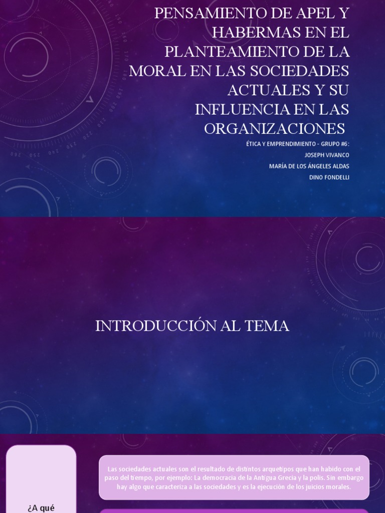 Influencia Del Pensamiento de Apel y Habermas en | PDF | Jürgen Habermas | Sociología
