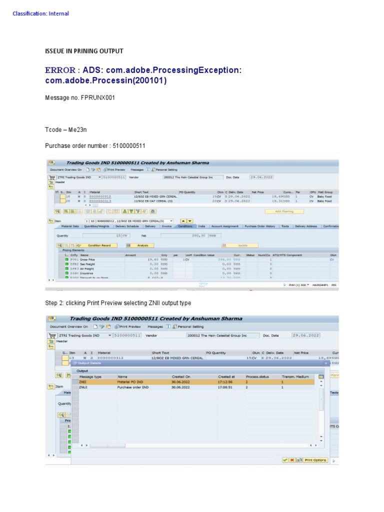 Isseue in Prining Output | PDF | Technology & Engineering