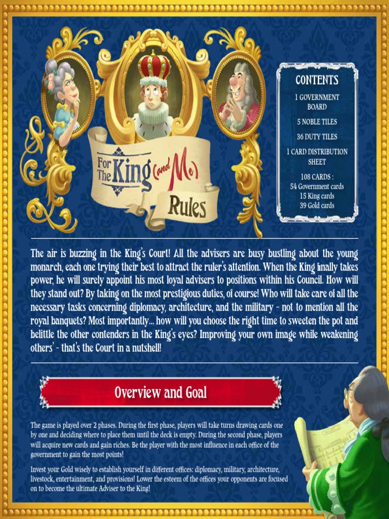 For The King and Me Rulebook en Light | PDF