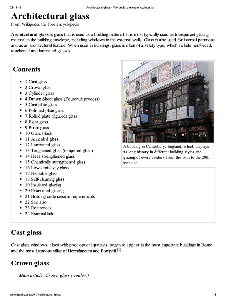 Architectural Glass | PDF