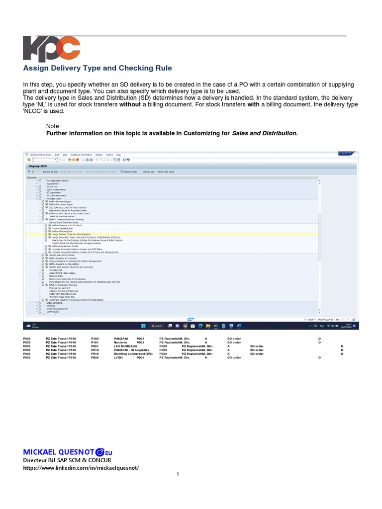 Assign Delivyer Type and Checking Rule | PDF | Business | Technology & Engineering