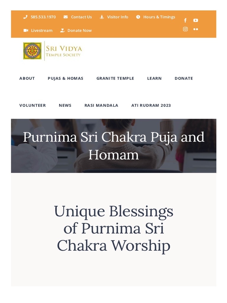 Purnima Puja - SriVidya | PDF | Devi | Hindu Tantra