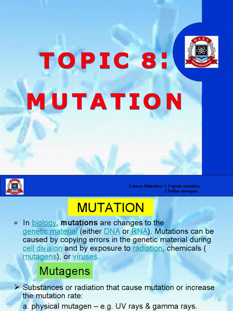 Mutation | PDF | Ploidy | Mutation