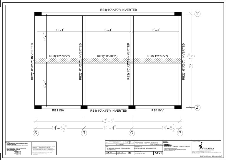 Roof Beam Layout | PDF | Physical Sciences | Real Estate