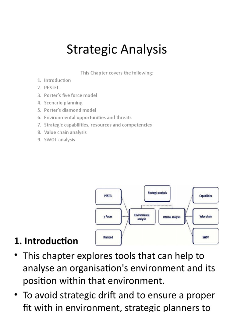 Chapter 3 Strategic Analysis | PDF | Competitive Advantage | Value Chain