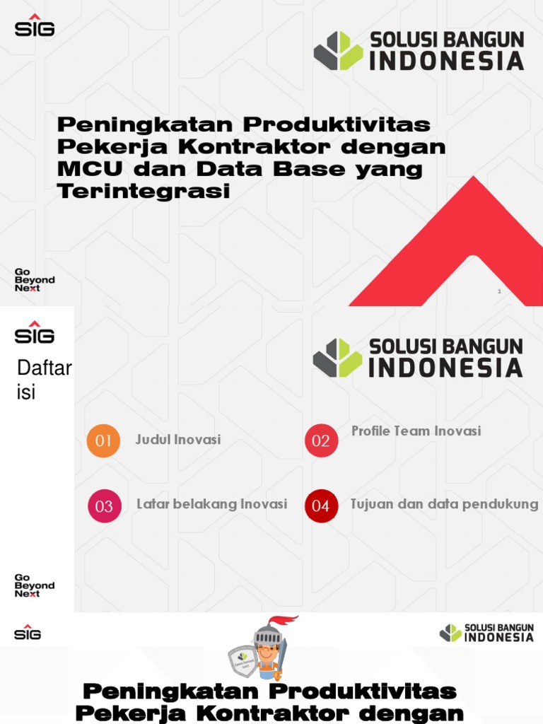 Ide Inovasi Peningkatan Produktivitas Pekerja Kontraktor Dengan MCU Dan ...
